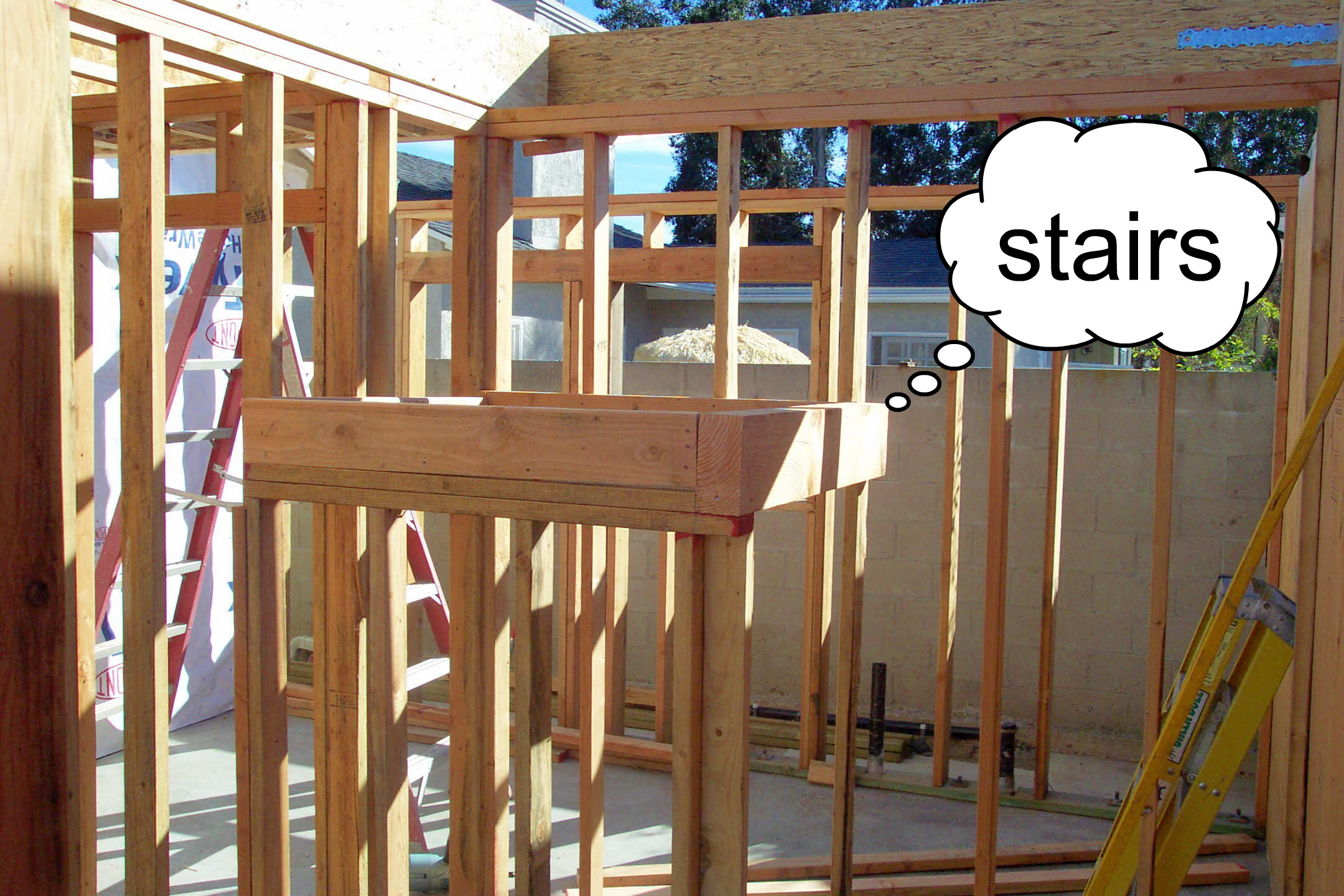 Split Level Stair Framing - Stringer and Landing